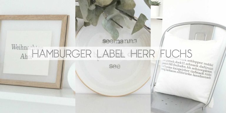 WOHNGOLDSTÜCK >> [Handmade in HH] ↠ Willkommen bei Herr Fuchs!